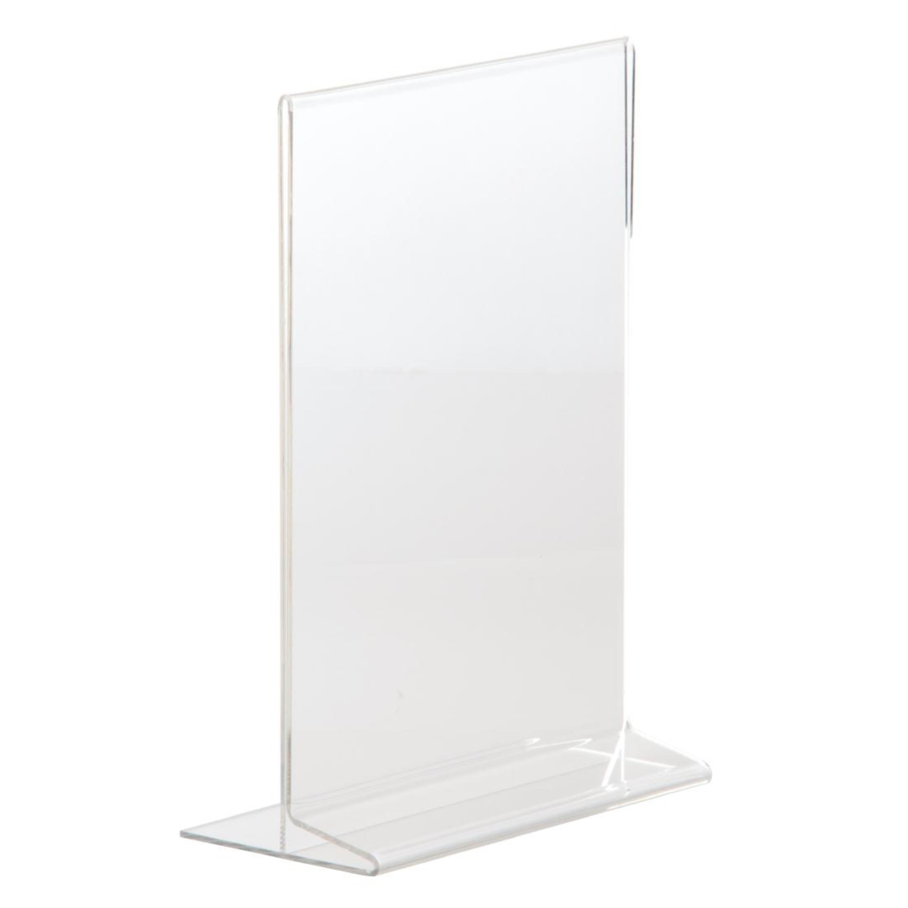 ACRYLIC MENU STAND A4 SIZE (8.5X11.5) |Hotelware Supplier | LCA Solutions